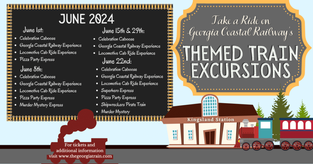June Themed Train Experiences - Visit Kingsland, Georgia