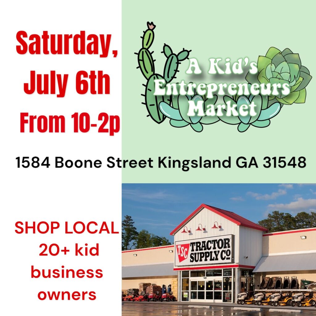 Kids Pop Up Market - Visit Kingsland, Georgia