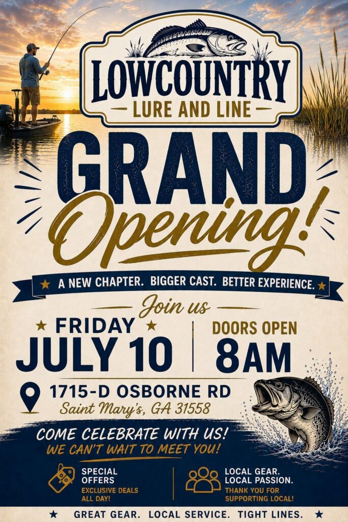 Grand Opening of Lowcountry Lure & Line Sporting Goods - Visit ...